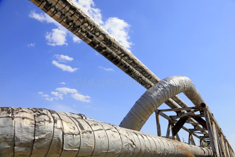 Thermal insulation pipe stock photo. Image of heat, traditional - 382704344