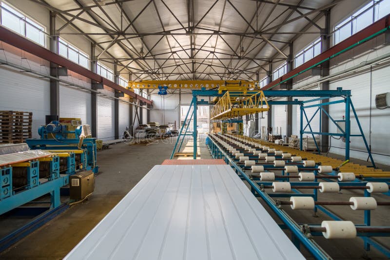 Thermal Insulation Sandwich Panel Production Line. Machine Tools ...