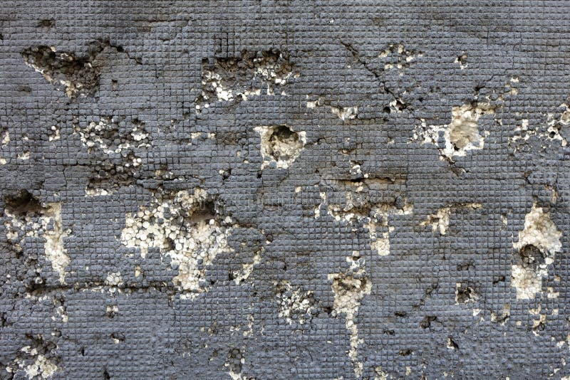 Thermal Insulation Wall Square Gray Texture and White Foam Notches ...