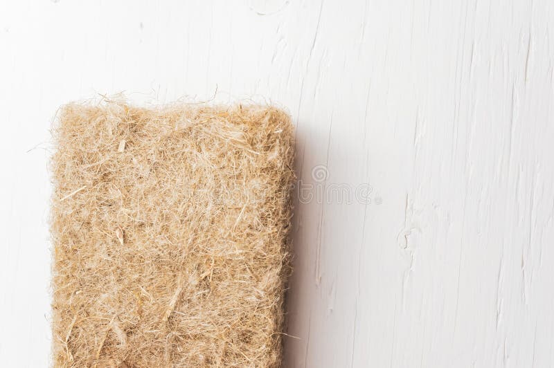 Thermal Insulation Wood Fibre Panel Sample Stock Photo - Image of batt ...