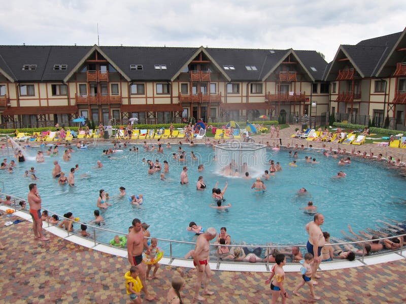 Thermal park Besenova editorial stock photo. Image of water - 21873158