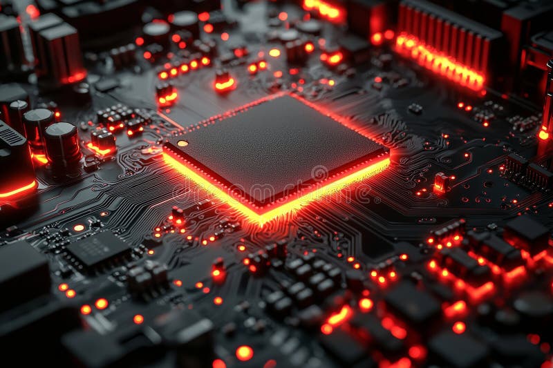 Thermal Paste is Being Applied To the Surface of the Computer Processor ...