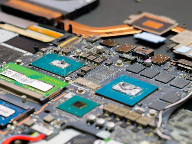 Thermal Paste Compound Squeezing on Processor and Graphics Processor of ...