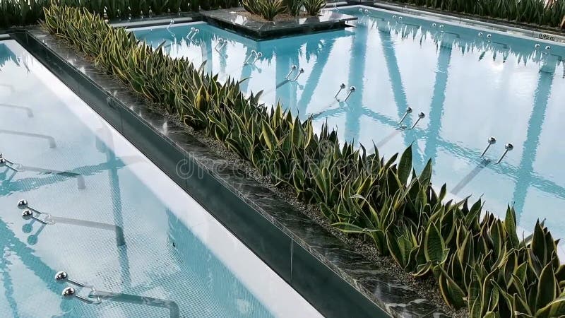 Bubbling Water Pouring Glass Top View. Closeup Air Bubbles Rising ...
