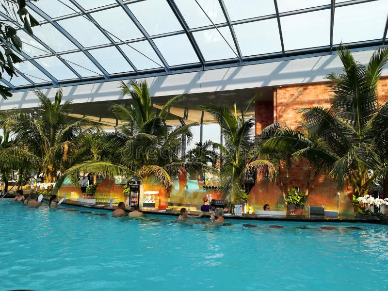 Thermal pool editorial stock photo. Image of luxury, natural - 94976548