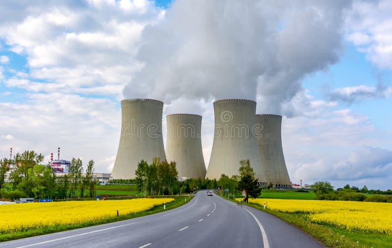 Thermal Power Plant Pipes in Europe Stock Image - Image of environment ...