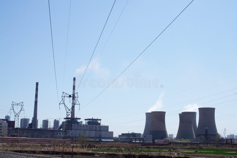 Thermal Power Plant stock photo. Image of industrial - 30642606