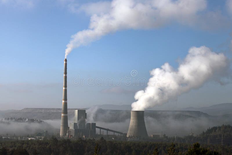 Thermal reactor stock image. Image of generator, chimney - 127830263
