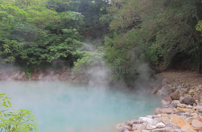 Thermal Valley Beitou Hot Spring Taipei Taiwan Stock Photo - Image of ...