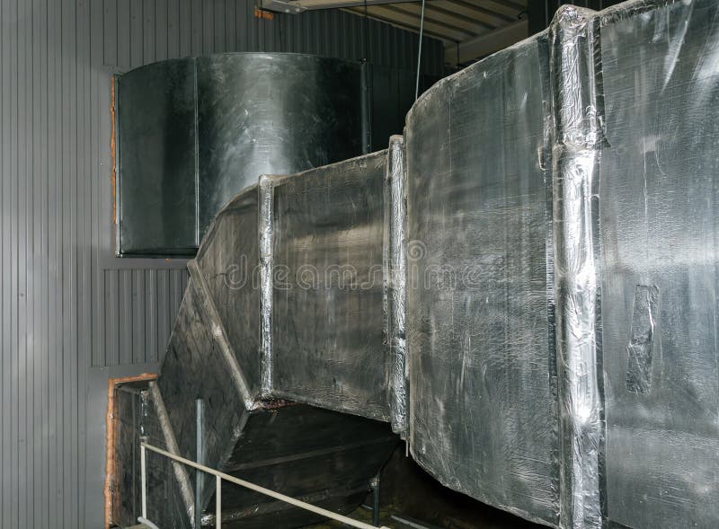 Thermally Insulated Ventilation Duct of a Large Room Climate Control ...
