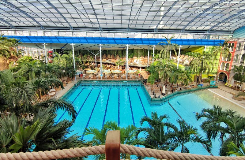 Therme Erding Bavaria View by Day Stock Image - Image of garden ...