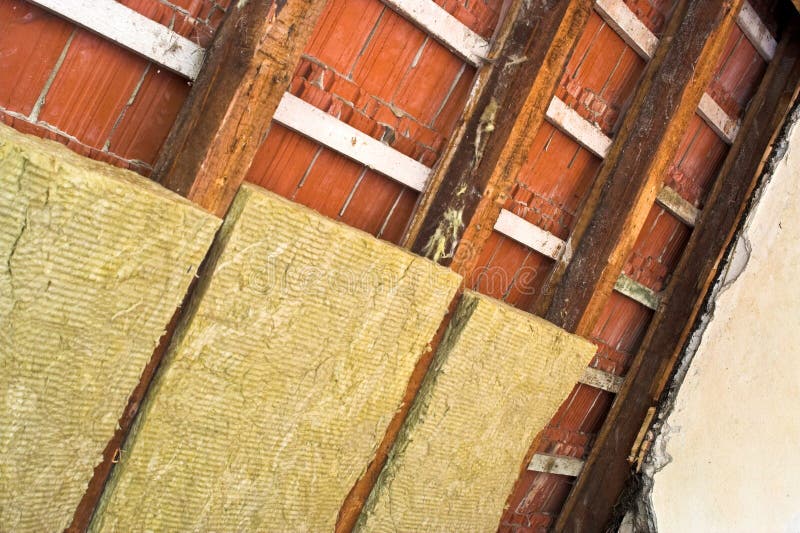 Thermische Isolierung stockbild. Bild von gebäude, schwerpunkt - 25649277