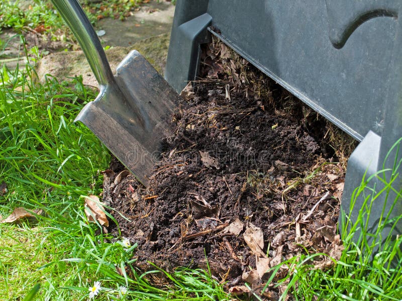 Thermo Composter Garden Decomposed Compost Stock Photos - Free ...