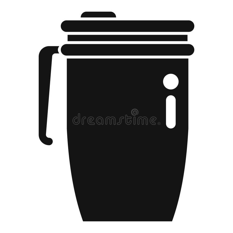 Thermo Cup Icon Simple Vector. Coffee Mug Stock Illustration ...