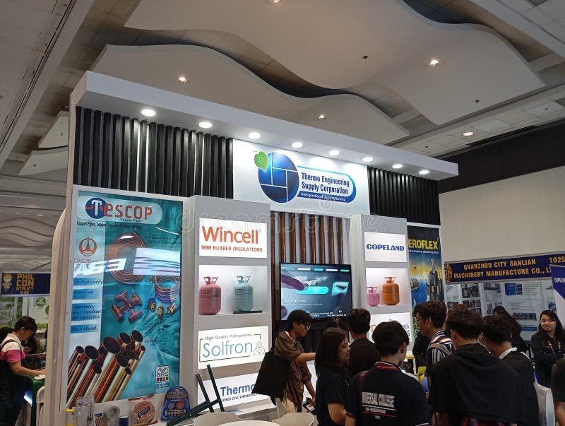 Thermo Engineering Supply Corp Booth at Philconstruct Expo in Pasay ...
