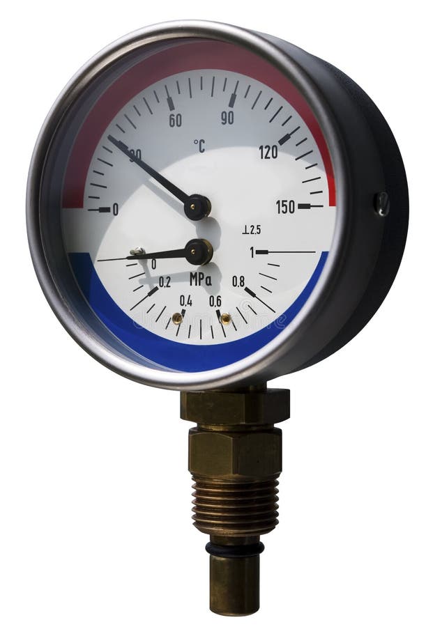 Thermo-manometer stock image. Image of scale, measurement - 5450549