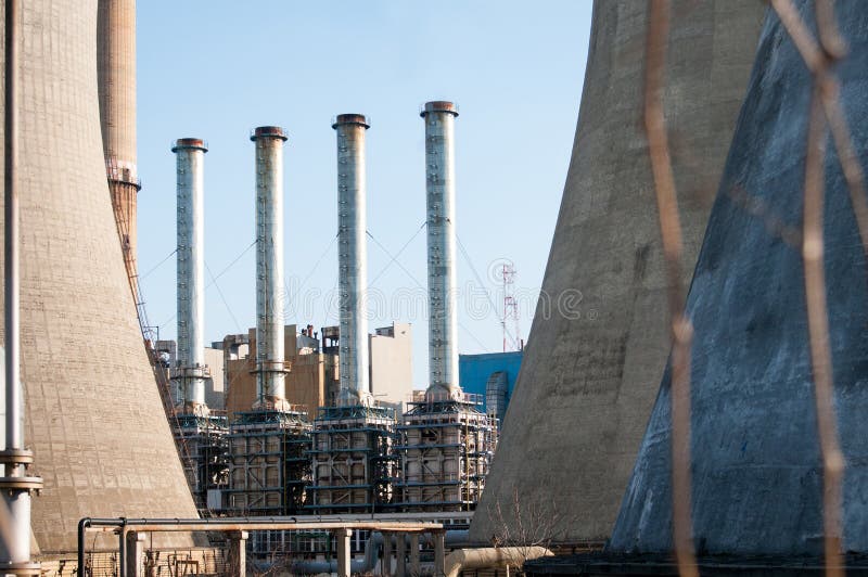 Thermo plant stock photo. Image of thermo, smoke, south - 51942082