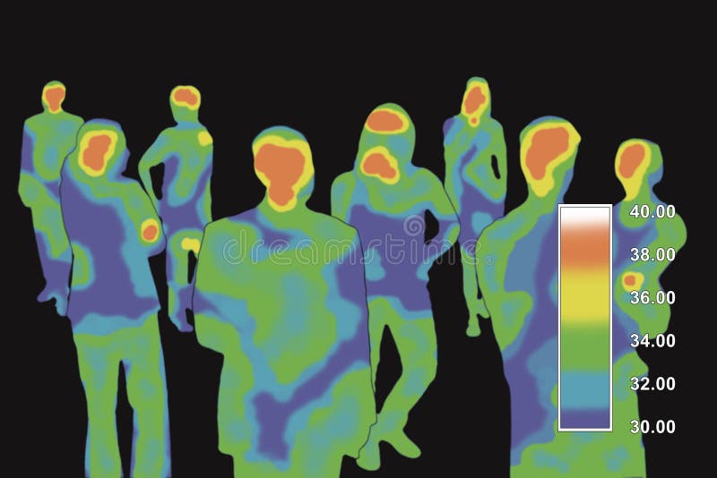 Thermography stock illustration. Illustration of measure - 9259103