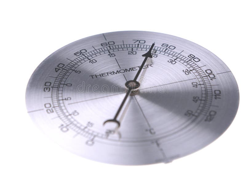 Humidity and Temperature Measurements. Needle Instruments Closeup ...