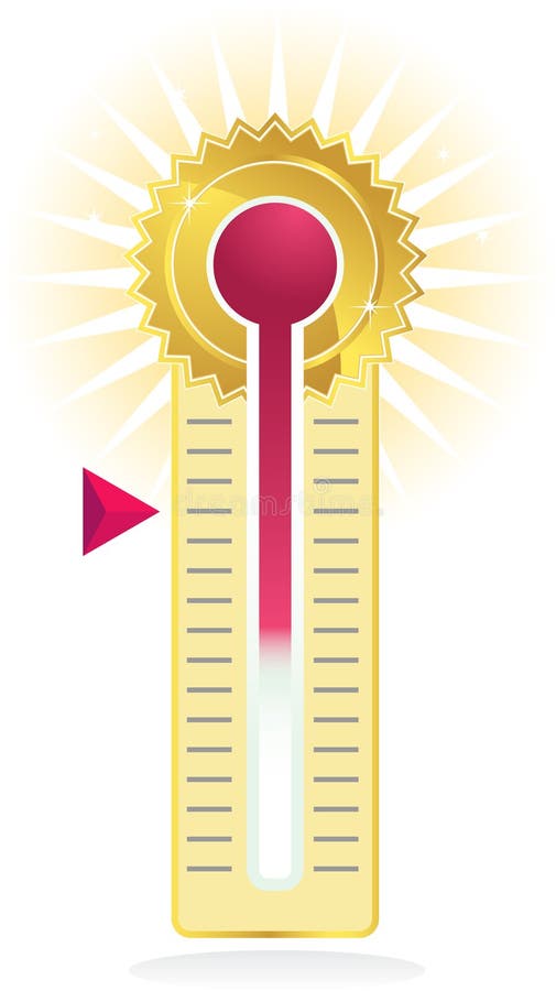 Thermometer Icon stock vector. Illustration of isolated - 9595519