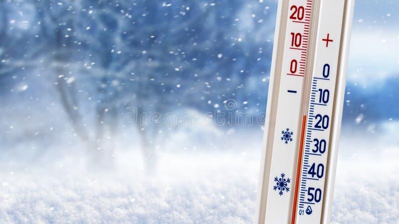 Below zero on thermometer stock photo. Image of macro - 17302206