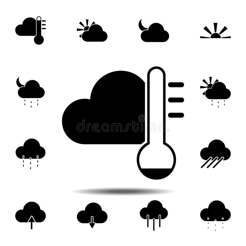 High Low Pressure Weather Icon Stock Illustrations – 93 High Low ...
