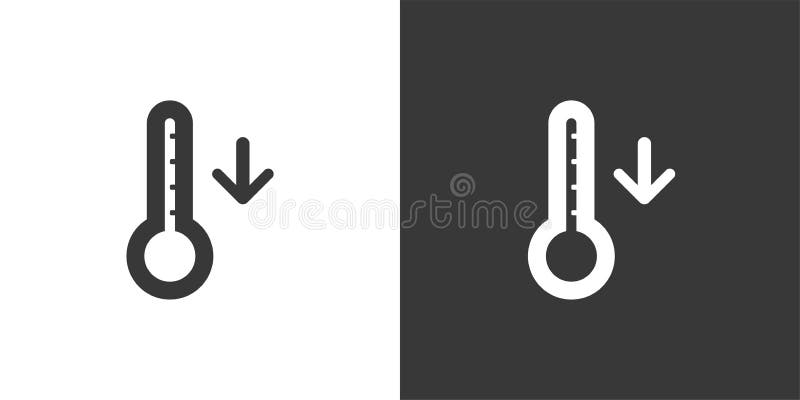 Temperature fall stock illustration. Illustration of concentric - 14704169