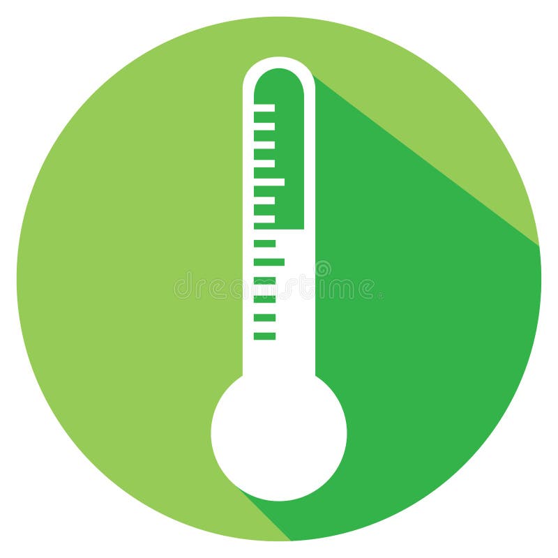 Thermometer Flat Clipart Vector Illustration Stock Vector ...