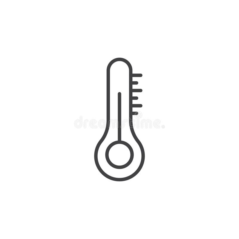 Thermometer Half Icon Set. Normal Temperature Vector Symbol in Black ...