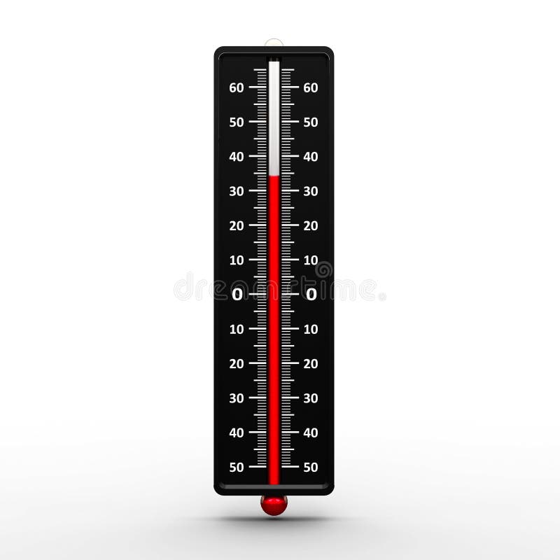 Thermometer heat whole stock illustration. Illustration of fahrenheit ...