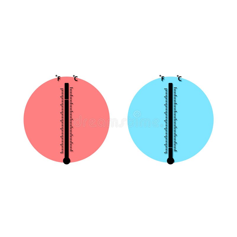 Thermometer Indicators Icons Set, Simple Style Stock Vector ...