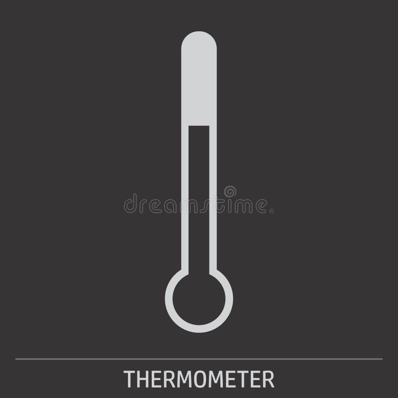 Thermometer Icon Illustration Stock Illustration - Illustration of ...