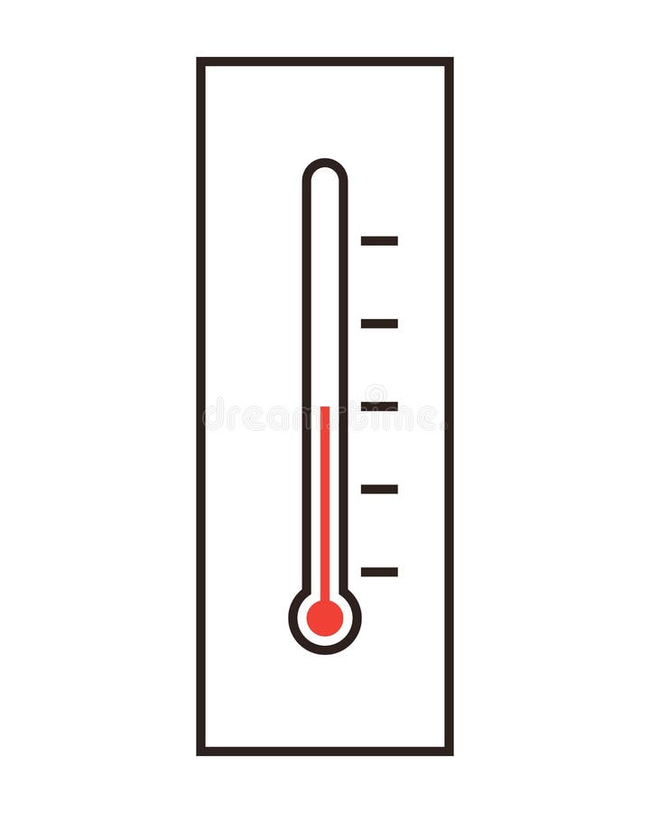 Thermometer icon stock vector. Illustration of icon, frozen - 79432138