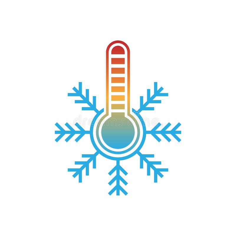 Thermometer Icon Logo Design Illustration Template Stock Illustration ...