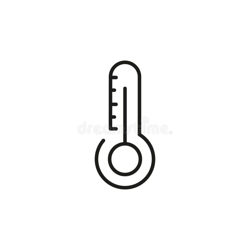 Thermometer icon stock illustration. Illustration of icon - 325617954