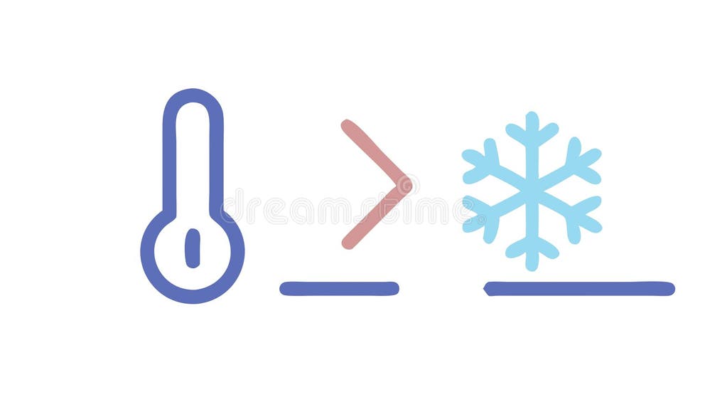Thermometer Icon with Temperature Range, Hot or Cold, Vector Design ...