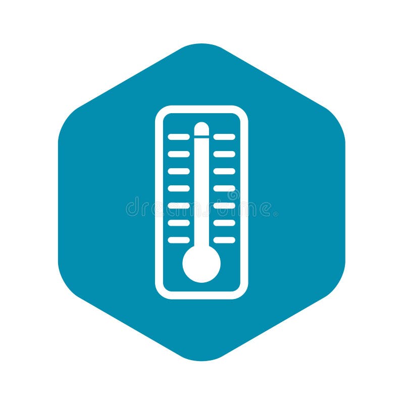 Thermometer Indicates High Temperature. Stock Vector - Illustration of ...