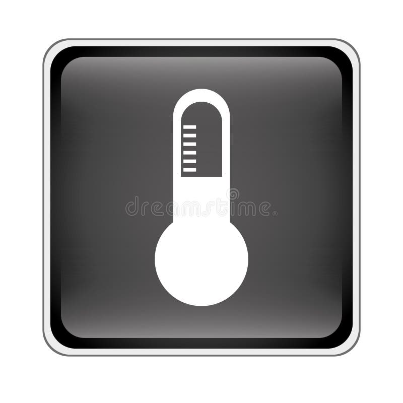 Thermometer Instrument Icon Stock Vector - Illustration of diagnostic ...