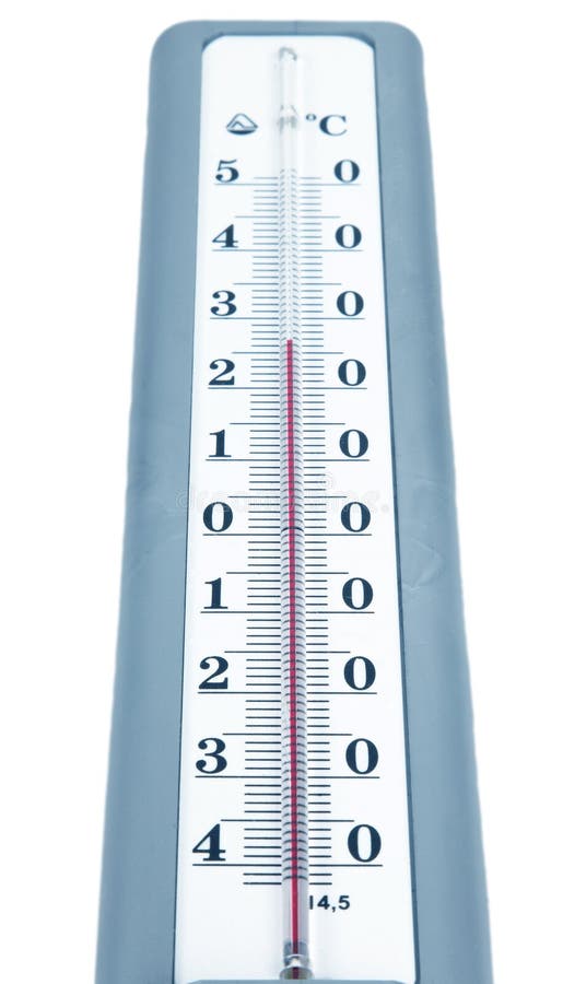 Thermometer isolated stock image. Image of isolated, macro - 31380407