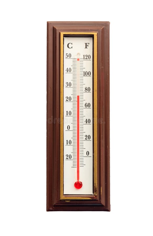 Thermometer Isolated on White Background, Heat and Cold Temperature ...