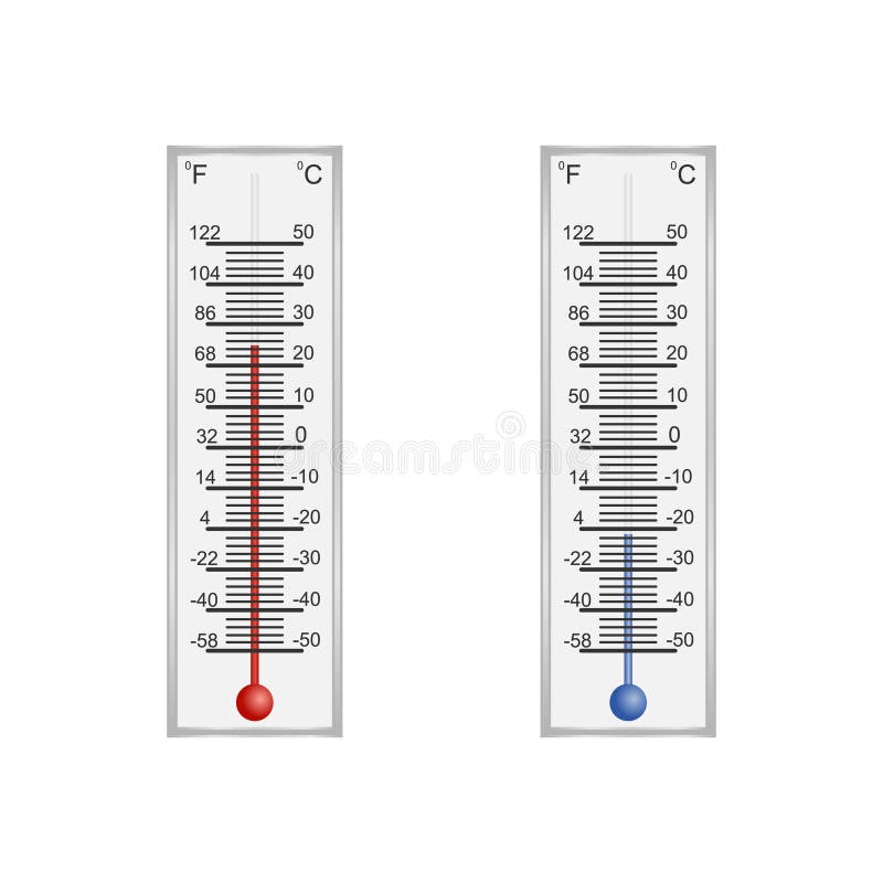 Thermometer. Thermometer for Measuring Air Temperature Stock Vector ...