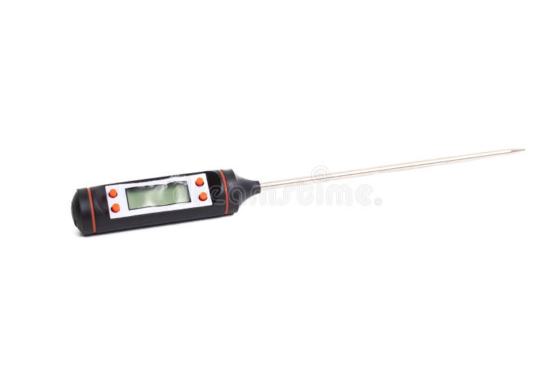 Thermometer for Measuring Temperature while Cooking Iolated Stock Photo ...