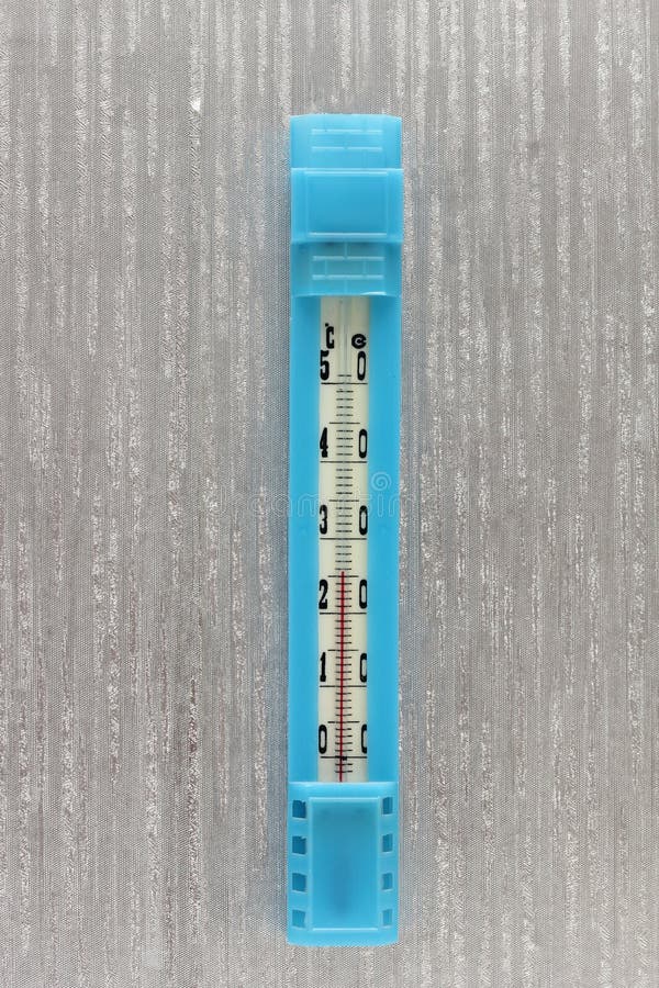 Thermometer for Measuring the Temperature in the Room. Stock Photo ...
