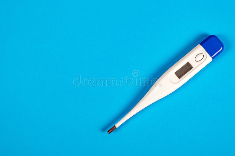 Thermometer on the Paper stock photo. Image of blue - 218712736