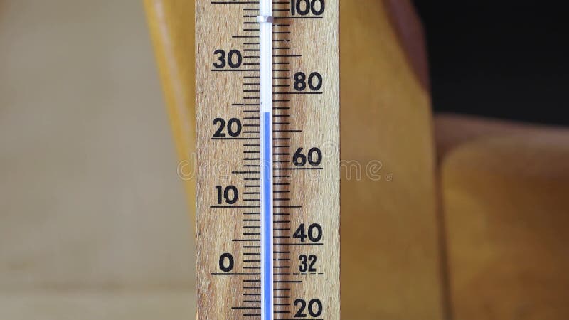 Temperature Rising On A Thermometer Stock Footage - Video of earth ...