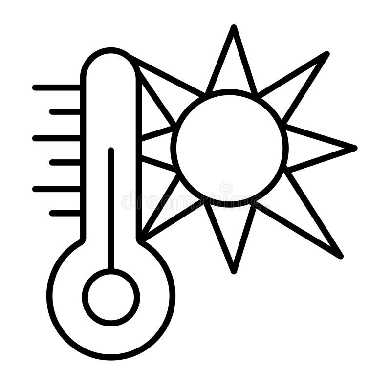 Weather Concept Hot Weather Icon Stock Illustrations – 28,718 Weather ...