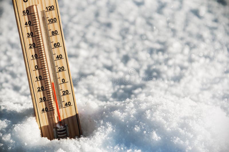 Thermometer with a Temperature Above Zero Stock Image - Image of ...