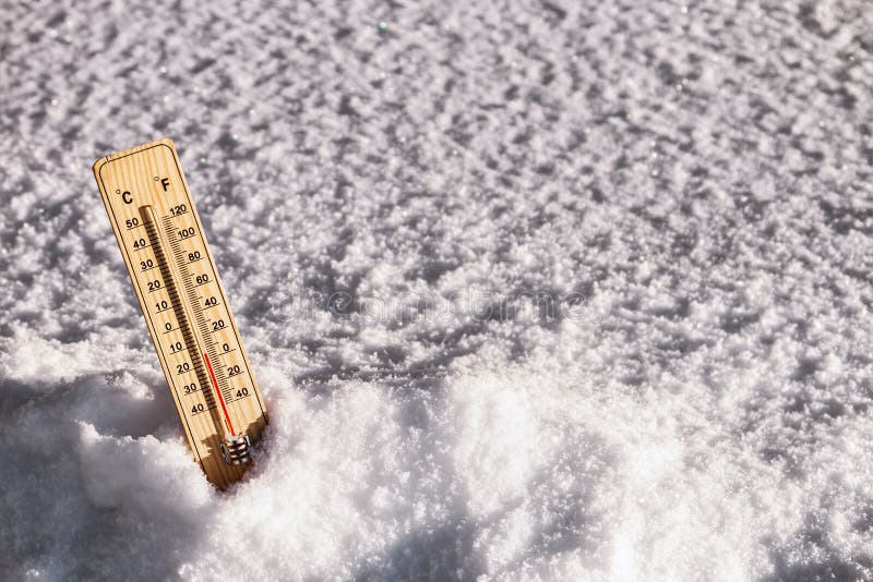Thermometer with a Temperature Above Zero Stock Photo - Image of ...