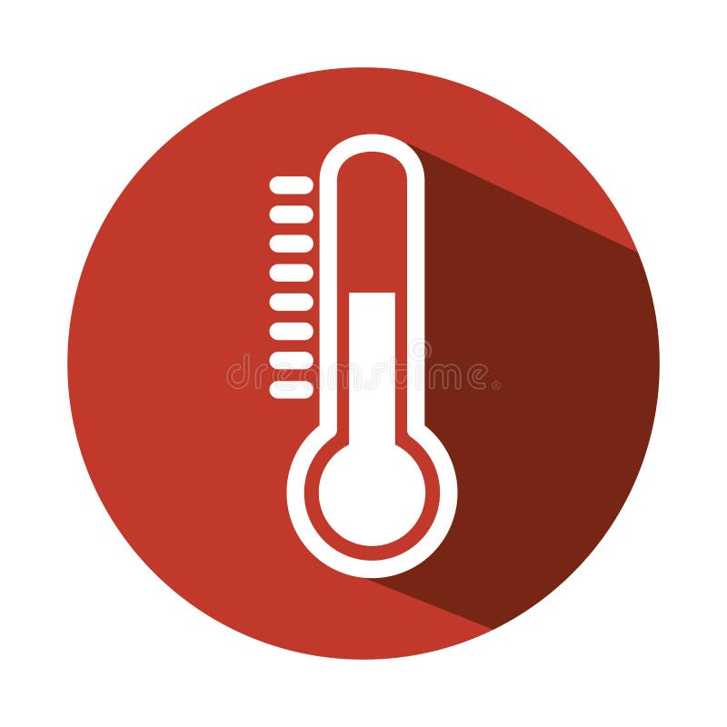 Thermometer Temperature Measure Icon Stock Illustration - Illustration ...