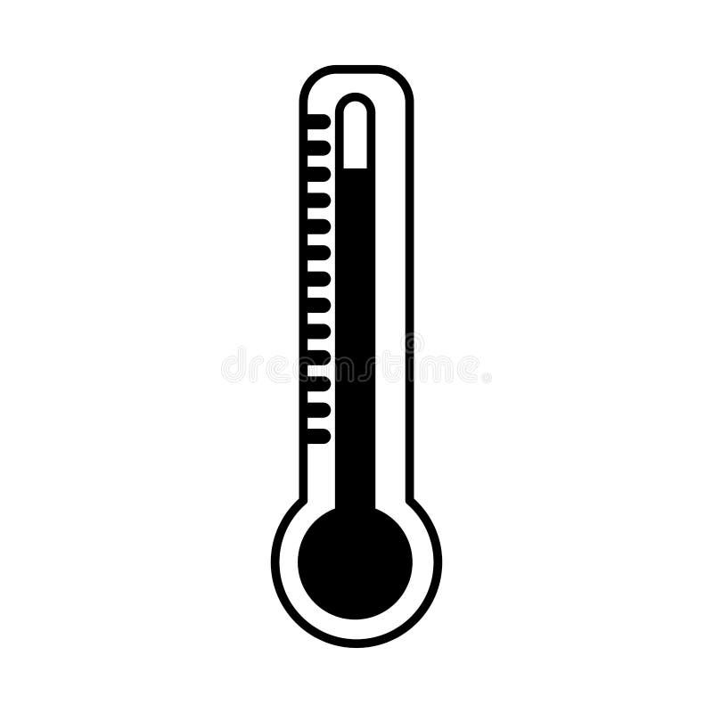 Thermometer Temperature Measure Icon Stock Vector - Illustration of ...